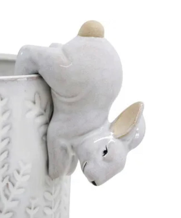 Hanging Rabbit Pot Sitter - Eclectic Equine & Country