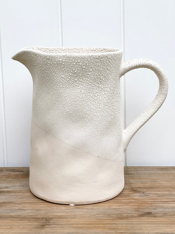 Textured Ceramic Jug - Eclectic Equine & Country
